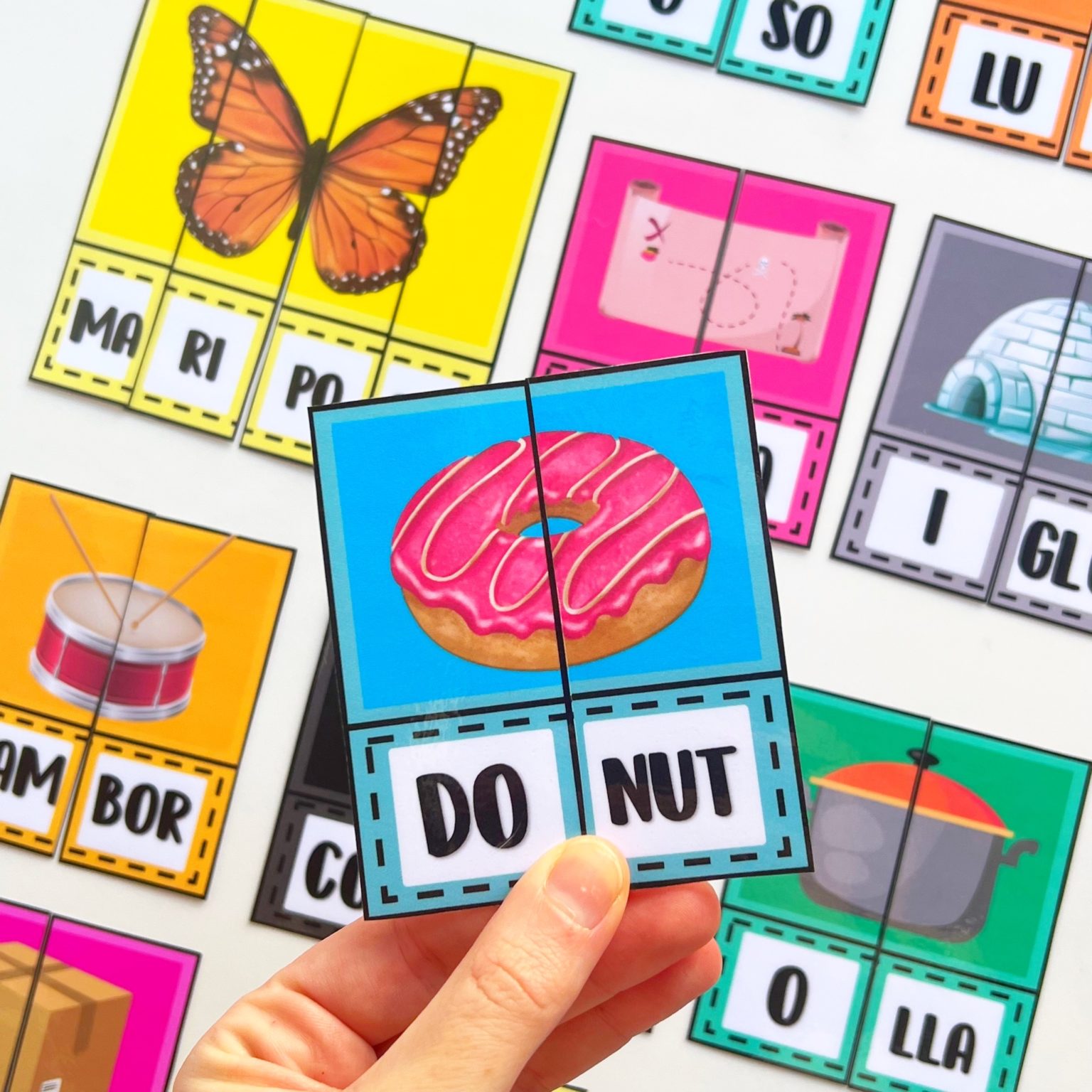 Tarjetas de Sílabas | Maestra con clase