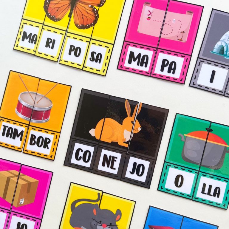 Tarjetas de Sílabas | Maestra con clase