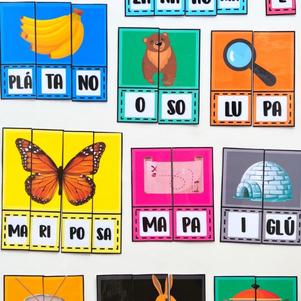 Tarjetas de Sílabas | Maestra con clase