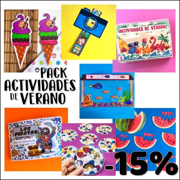 Pack actividades de Verano | Maestra con clase