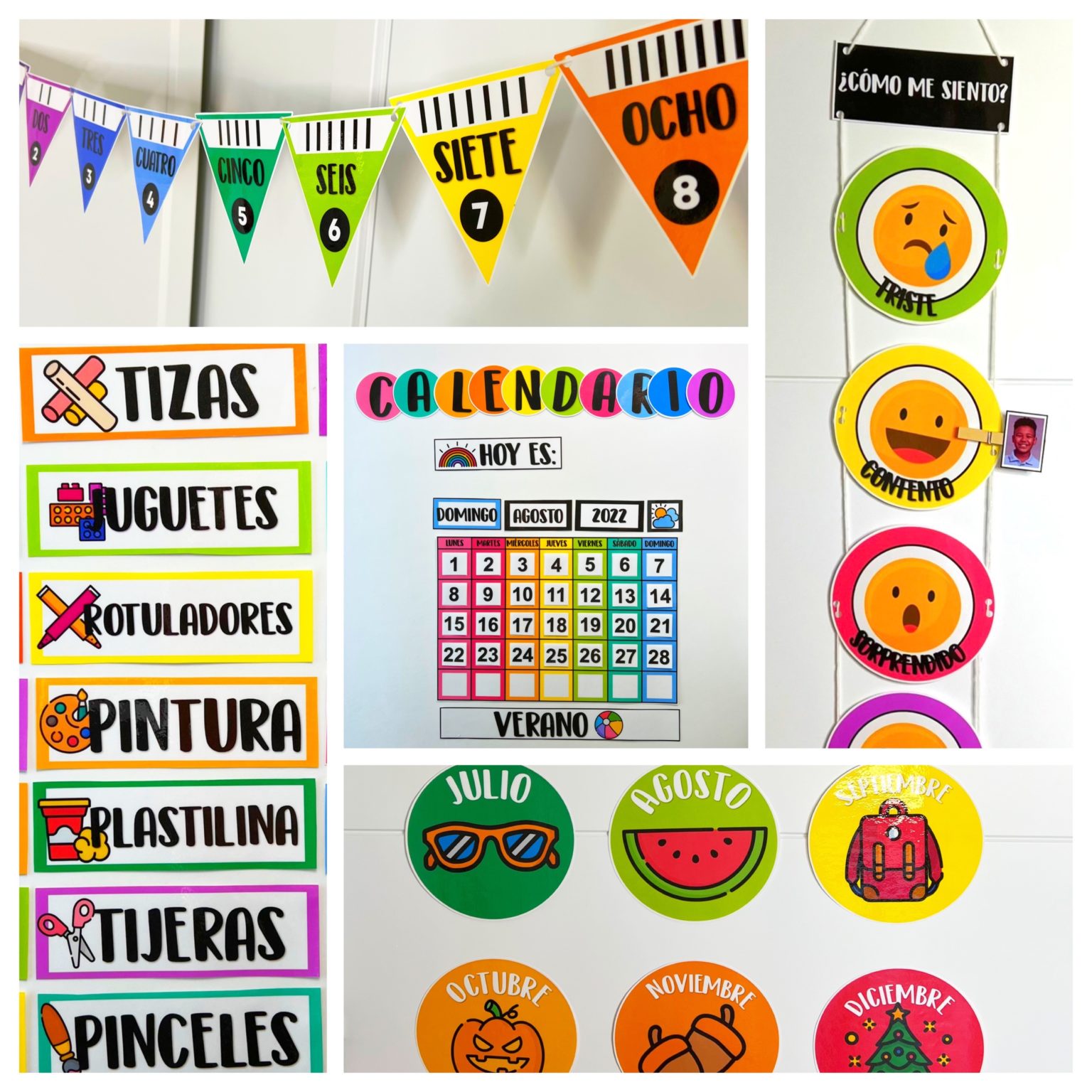 5 Materiales para decorar la clase | Maestra con clase