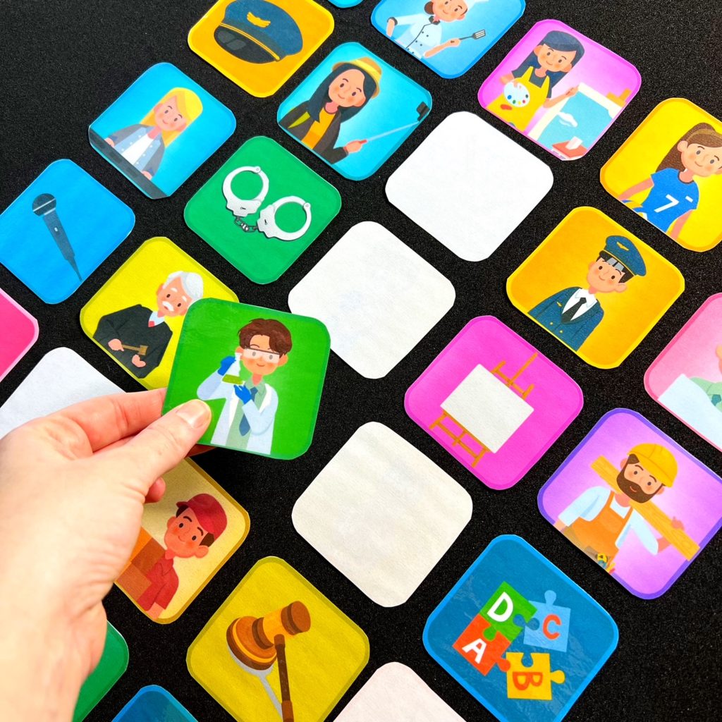 Memory profesiones | Maestra con clase